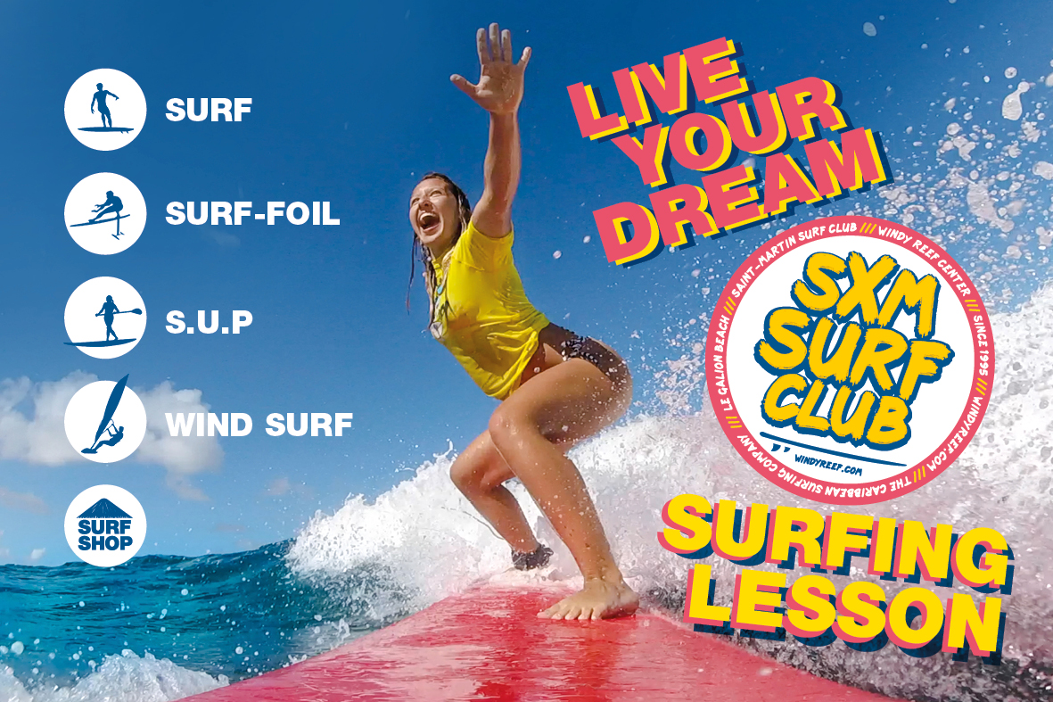 SXM SURF CLUB - St Martin Caraïbes